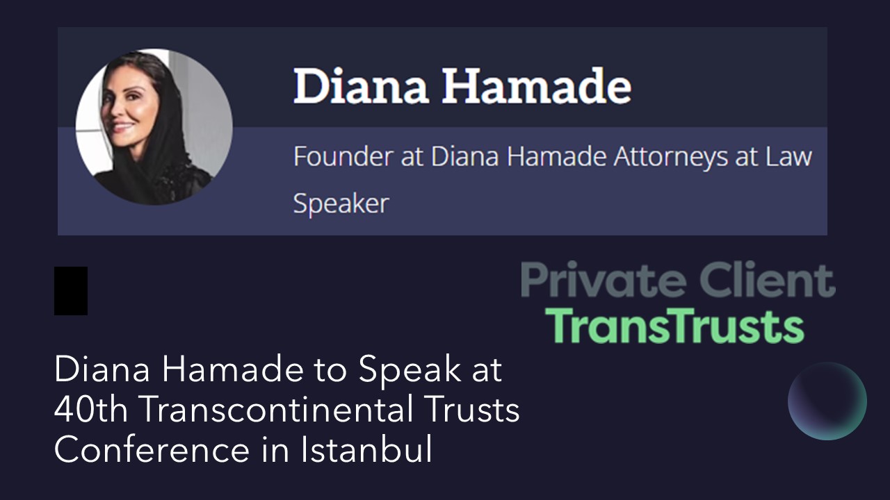 Diana Hamade to Speak at 40th Transcontinental Trusts Conference in ...